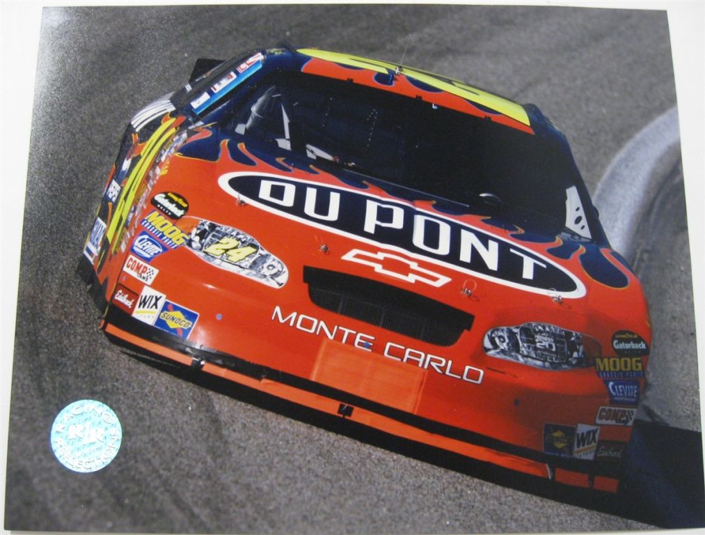 Jeff Gordon #24 Dupont 8 X 10 Photo