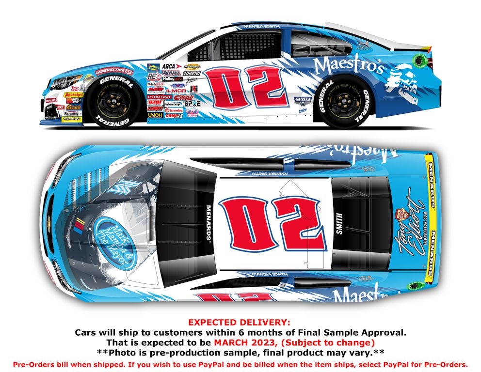 Mamba Smith 2022 Maestro's 1:24 ARCA Diecast