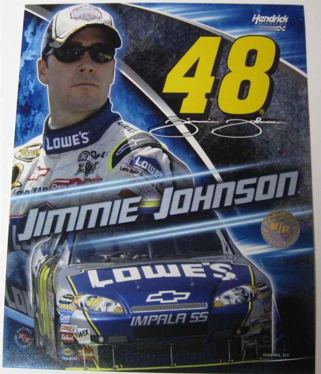 Jimmie Johnson 2002 #48 Lowes 8 X 10 Photo