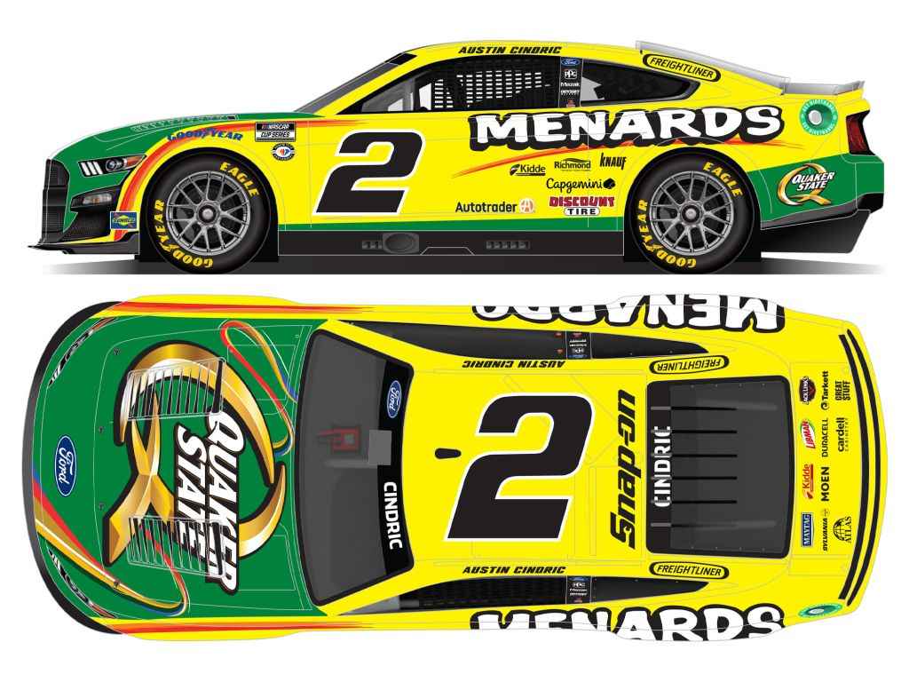 Austin Cindric 2023 Quaker State 1:24 Nascar Diecast