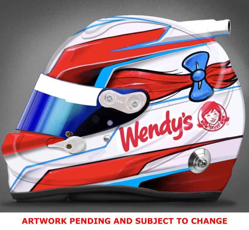 Noah Gragson 2022 Wendy's Full Size Replica Helmet