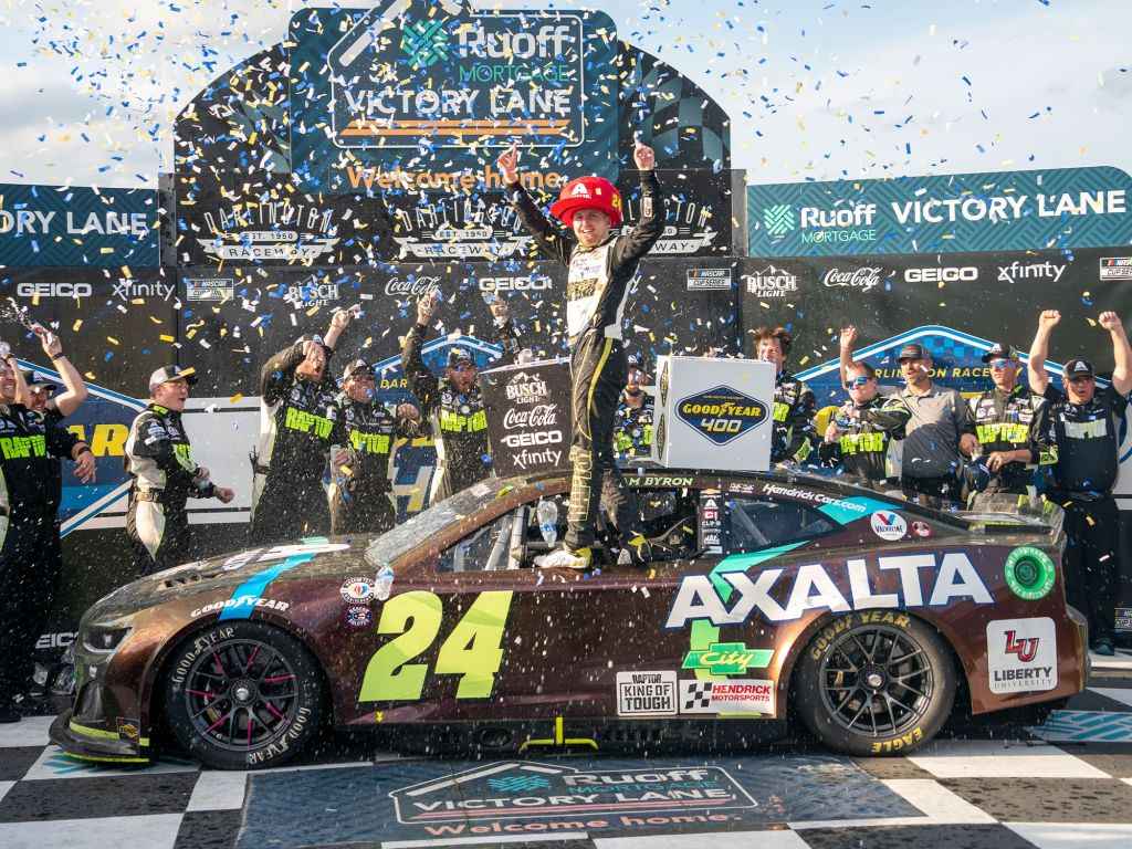 William Byron 2023 Axalta Darlington Throwback 5/14 Race Win (#24 100th ...